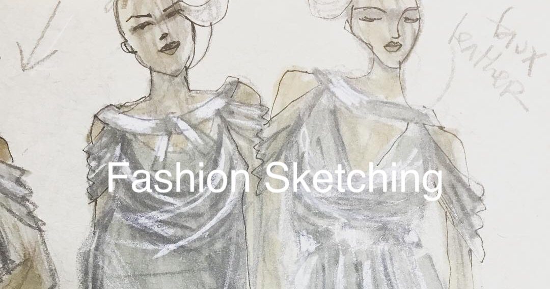 eveningwear holiday fashion design sketching online course