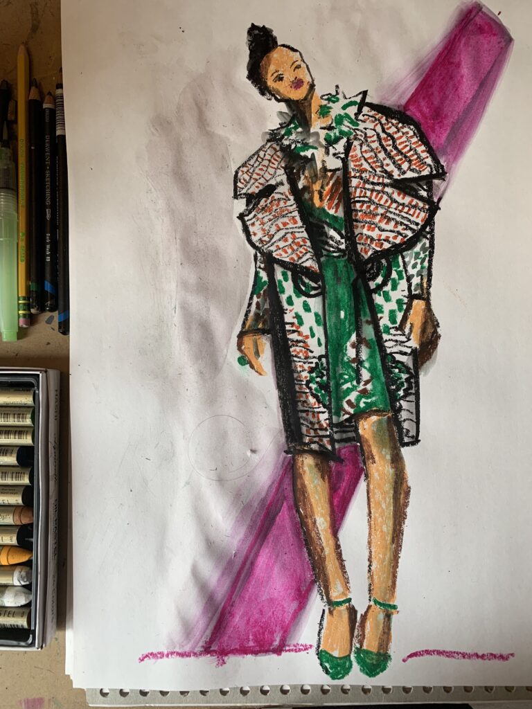 10 Actionable Fashion Illustration Layout inspirations ...